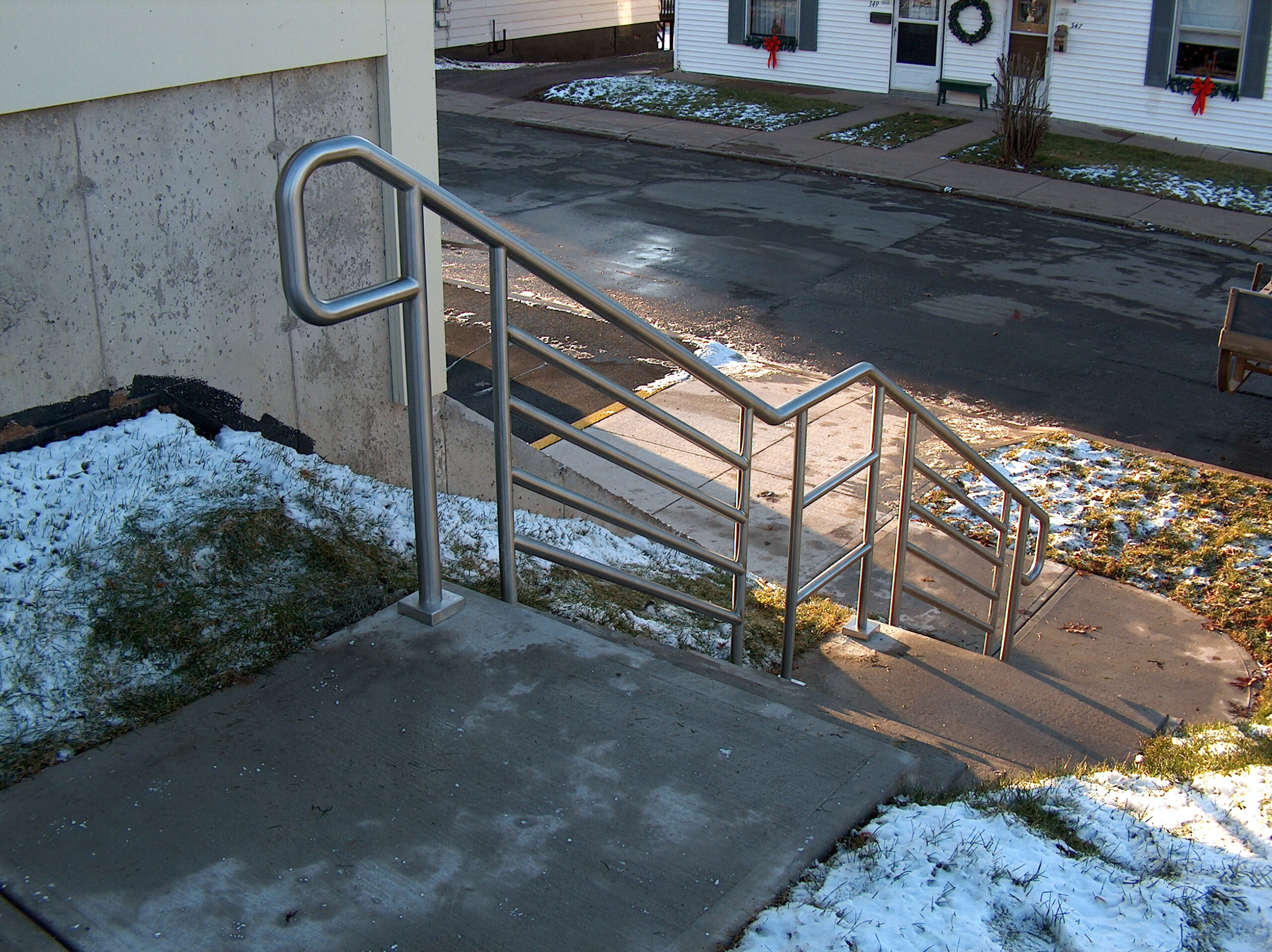 Exterior Stainless Steel Handrail - McSheffery Industries Ltd.