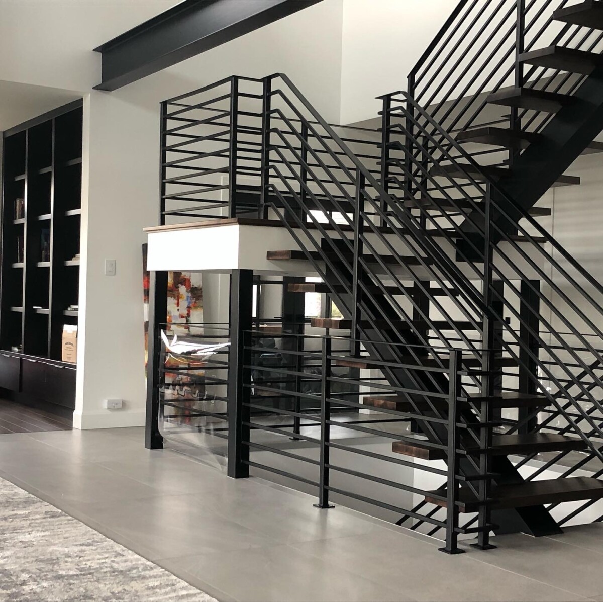 Modern Home Stair Stringers and Railings - McSheffery Industries Ltd.